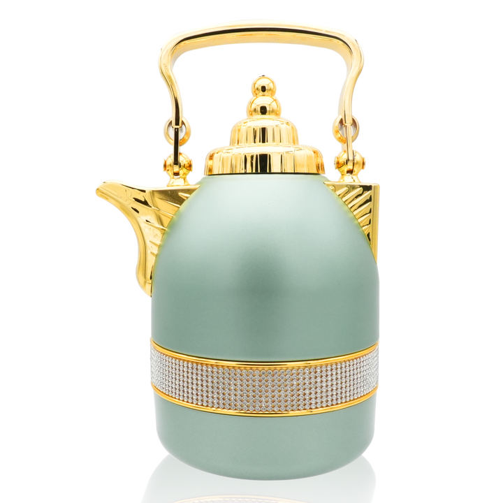 Arabic Luxury Style Dallah Pot Vacuum Flask - Insulated Glass Inner