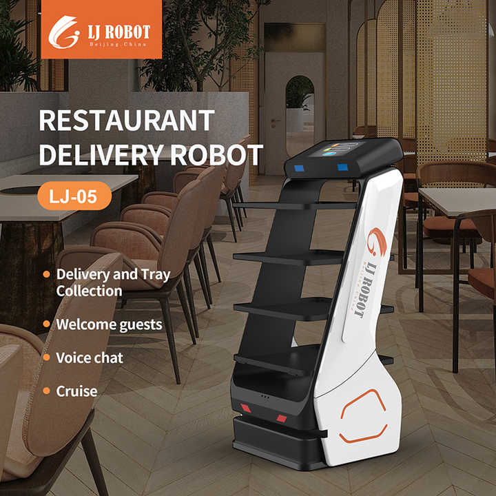 AI Room Service Humanoid Hotel Welcome Robot - Smart Waiter