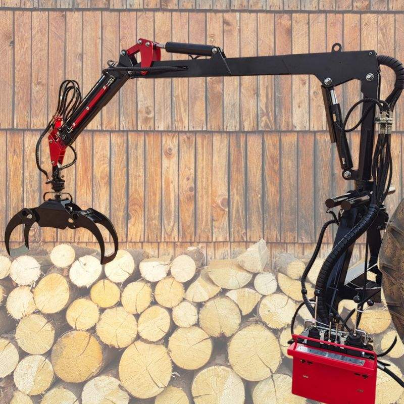 Factory Log Crane 3 Point Hitch Forest Crane Wood Timber Crane for ...