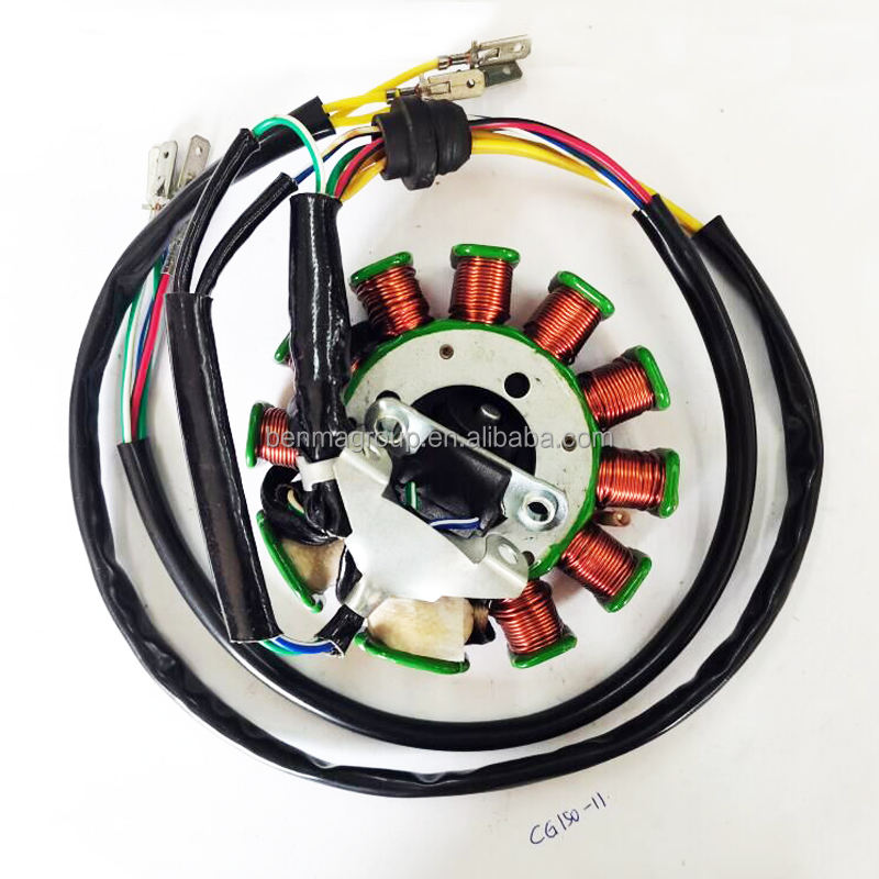 Motorcycle Parts Magneto Stator for CG125 6 Poles Magneto Coils ...