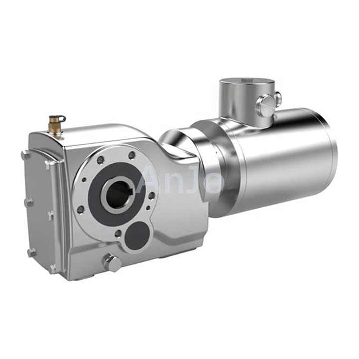 SUS304 Stainless Steel Inox Gearbox Smooth Surface Helical Bevel Right ...