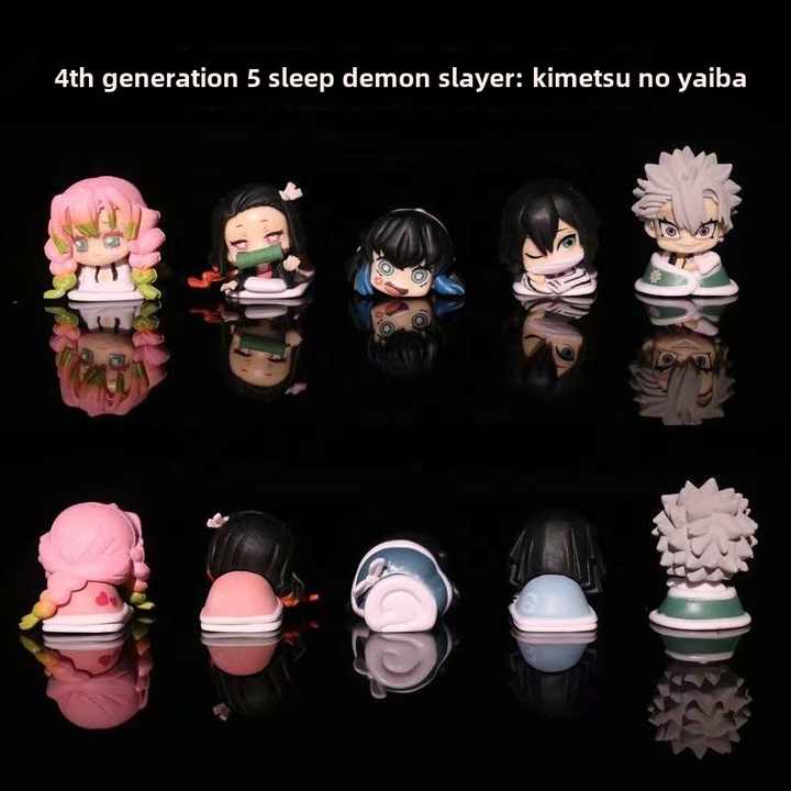 Demon Slayer Kimetsu no Yaiba Series 4 Military Toy Box Set 5 Sleeping ...