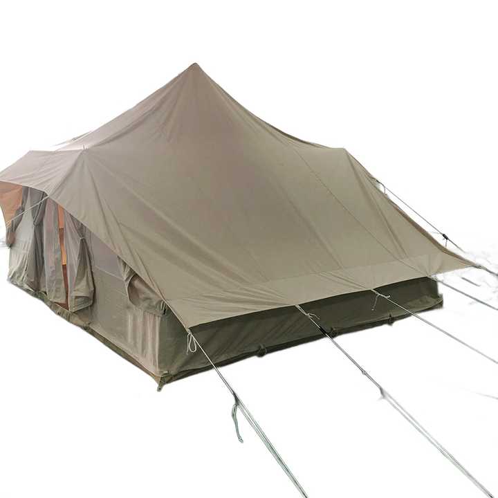 Waterproof Cotton Canvas Tent 4 Season Camping Touareg Tent for 8~10 ...