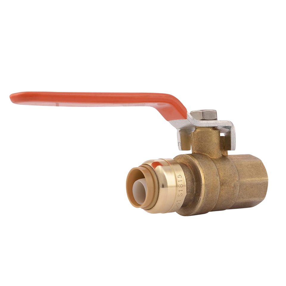 Lead Free CUPC NSF-61 Brass Push to Connect Ball Valve| Alibaba.com