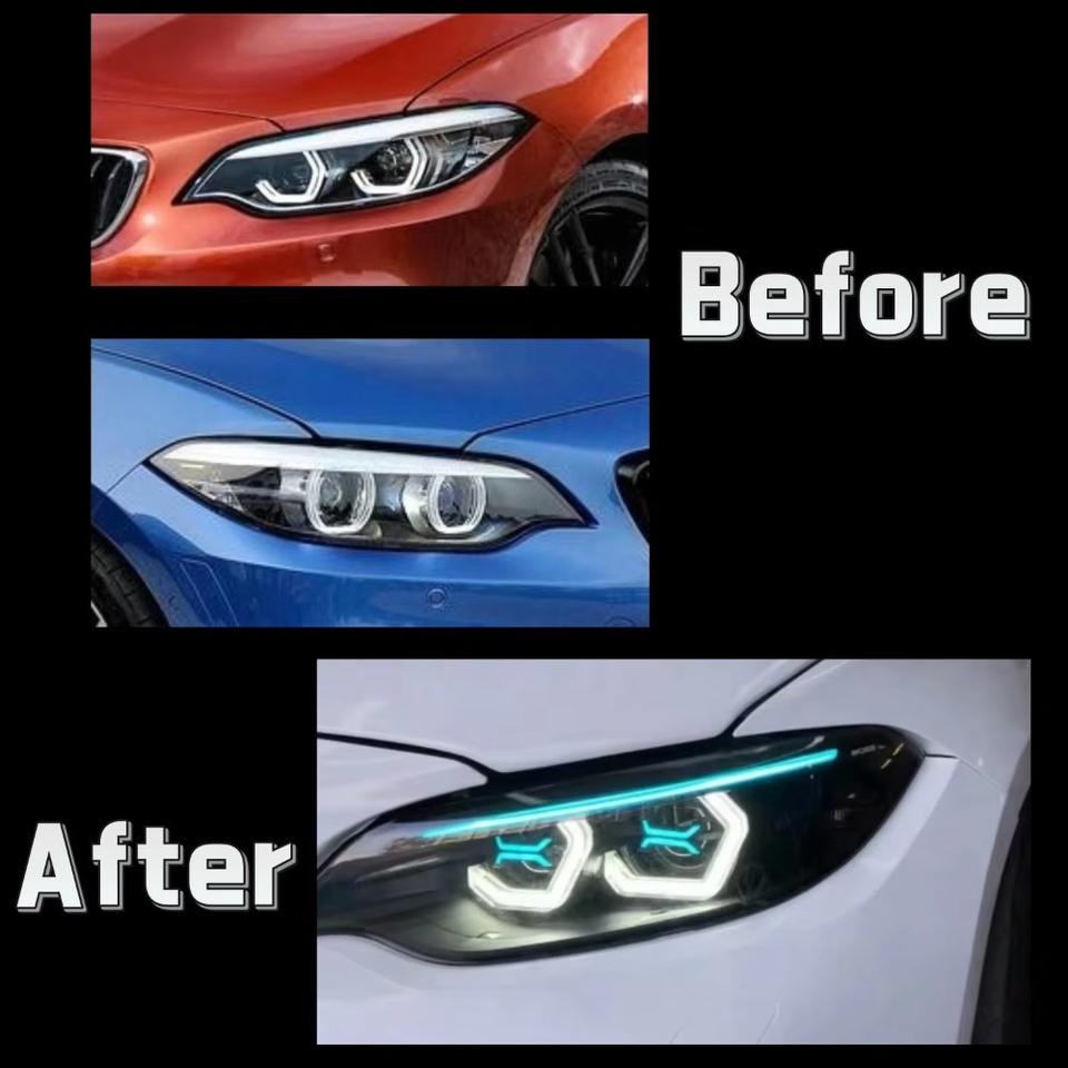 HETOP F22 Headlight 2016-2018 RGB OSS Style 2 Series Upgrade RGB Module ...