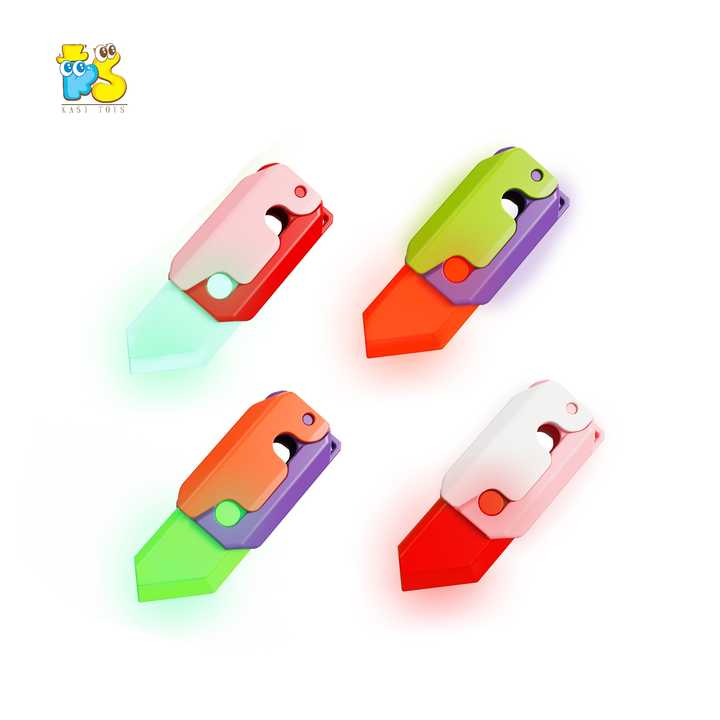 KS 3D Printed Gravity Knife Fidget Toy - Mini Radish Knife