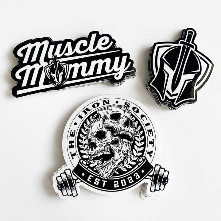 UV Resistant Custom Die Cut Stickers Heat Sensitive Holographic Glitter ...