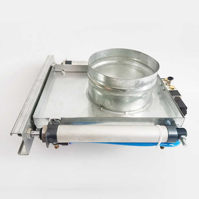 Galvanized Sheet Automatic Pneumatic Sliding Damper Blast Gate in 24v ...