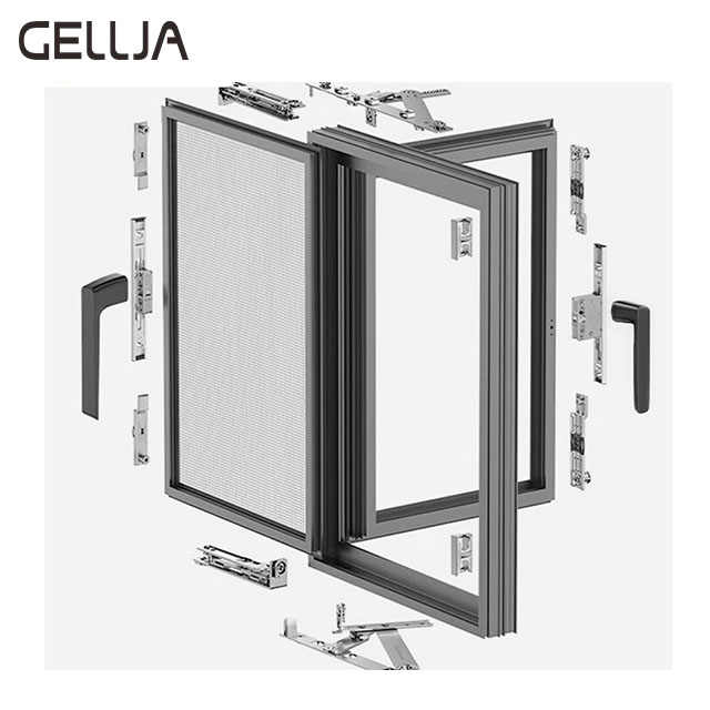 Soundproof Aluminium Sliding Windows for Modern Villas