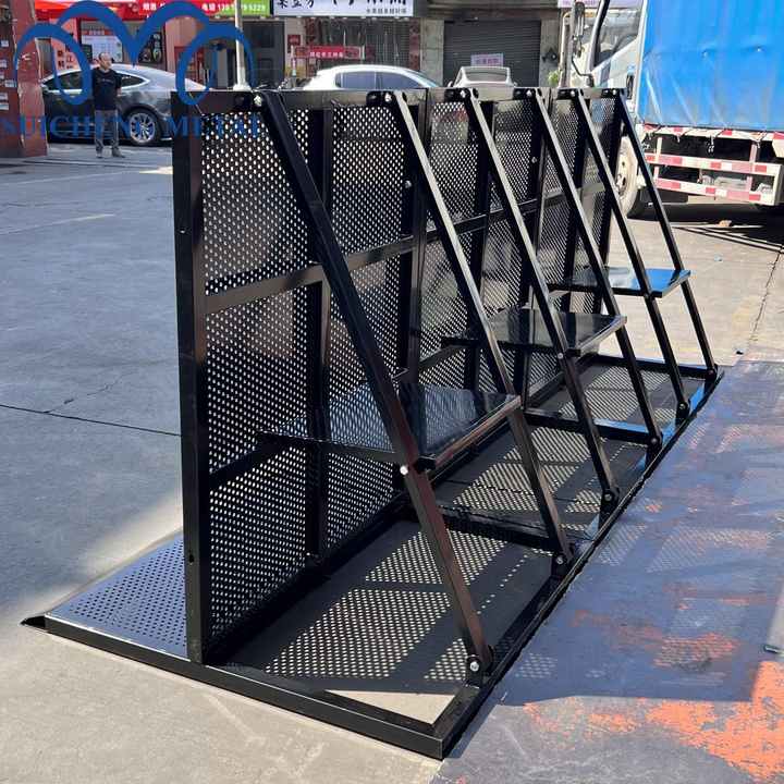 Portable Concern Outdoor Metal Folding Barricade Events Mojo Barrier ...