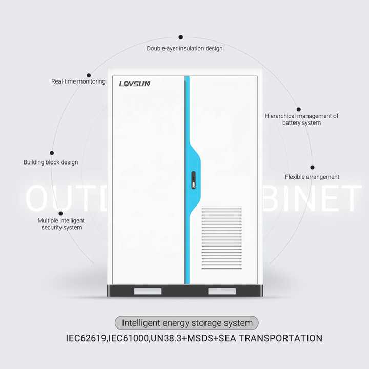 Outdoor Indoor Battery Ess Commercial All in One Solar Energy Cabinet ...