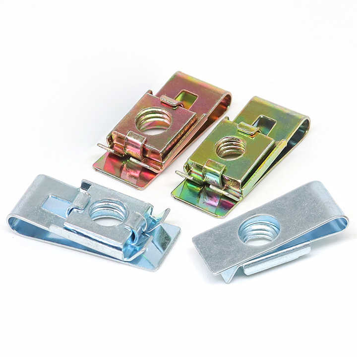 M4 M5 M6 Zinc Plated Iron U-shaped Clamp Nut for Elevator Door Slider ...