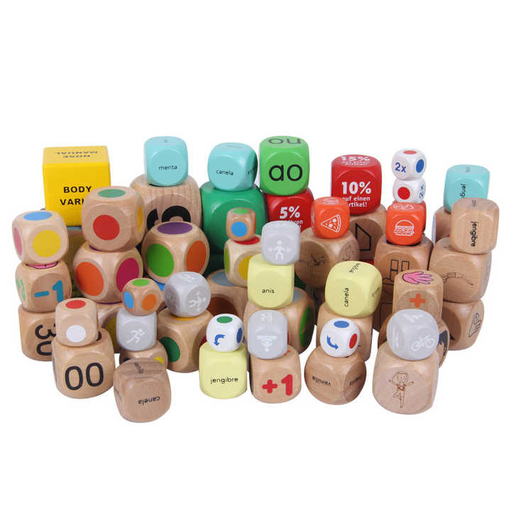Custom Wooden Dice Personalized Date Night Food Dice Laser Engraved ...