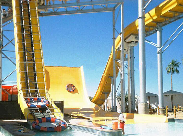 Customized Fiberglass Water Park Slides - Boomerang Tube