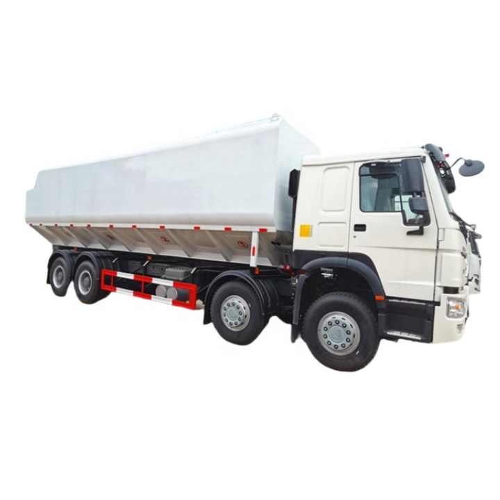 HOW0 8x4 60cbm 30Ton Chicken Food Bulk Feed Truck Animal Bulk Feed ...