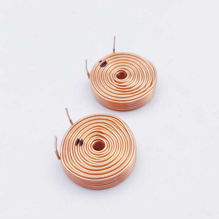 Factory custom self-bonded winding copper air core coil/ voice coil for ...