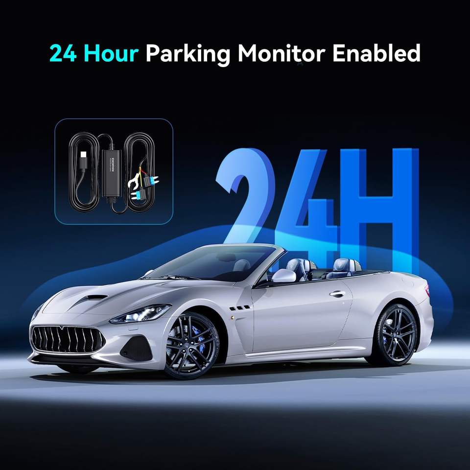 DDPAI Z50 Pro 4K Dash Cam GPS Front and Rear Dual Camera Night Vision 2 ...