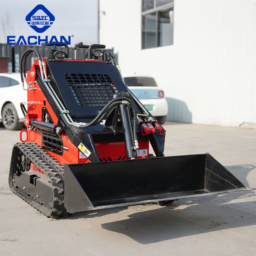 EACHAN Crawler Skid Steer Loader Orchard Intelligent Hydraulic Skid ...