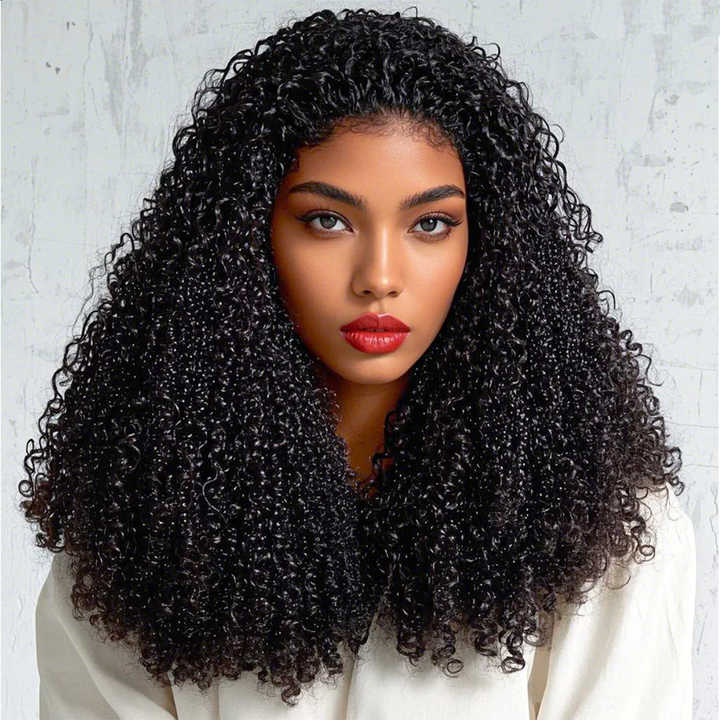 SDD Natural Pixie Curly Lace Frontal Wig - Loose Deep Wave