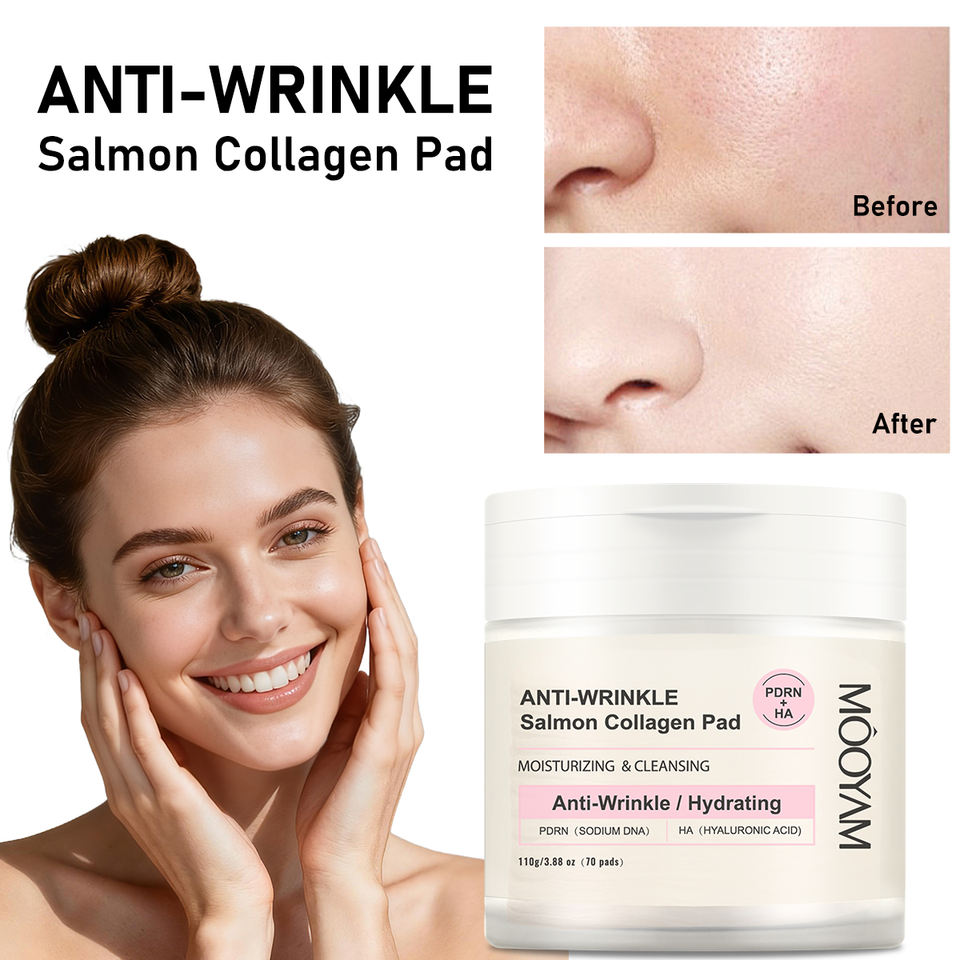 Korean PDRN Salmon Collagen Pad Gentle Brightening Moisturizing ...