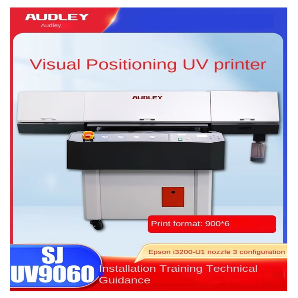 Audley SJ-UV9060 Visual Positioning Flatbed Printer Custom Advertising ...