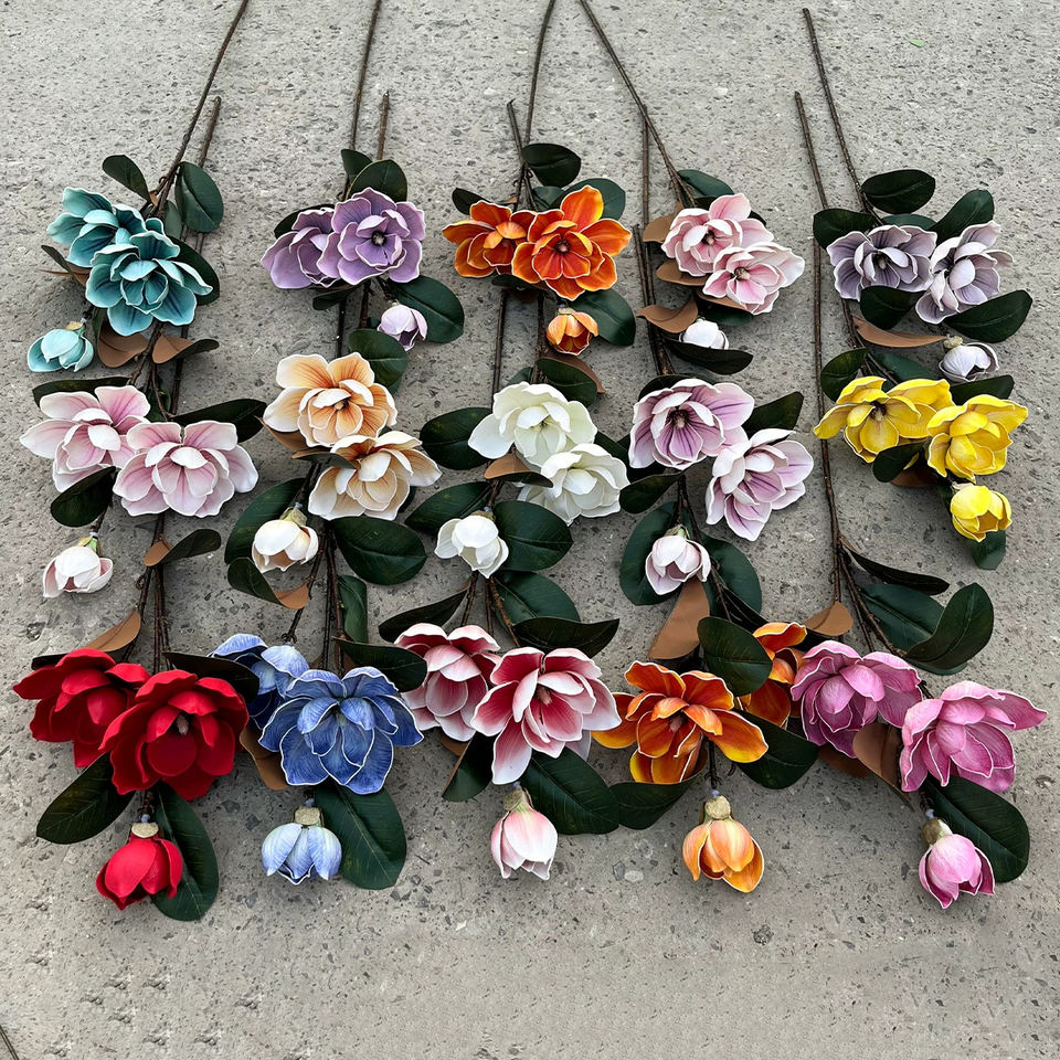 Mini Rose Artificial Flower Stem Silk Wedding Flowers Bouquet Home ...