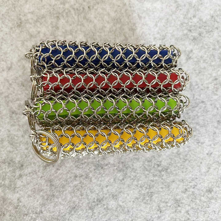 Quick-Rinse Easy Clean Mesh Scouring Ball for Household Kitchen Use ...