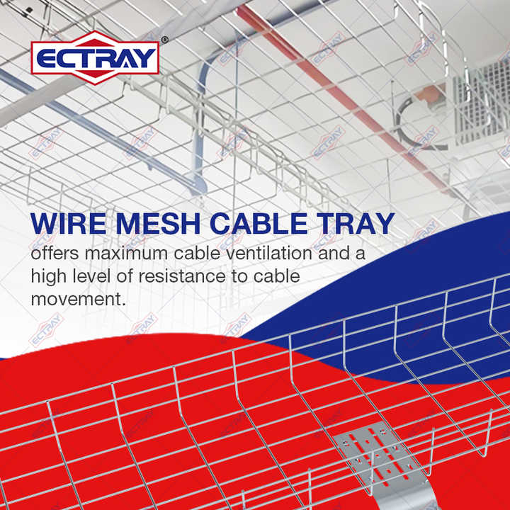 ECTRAY Heavy-Duty Industrial Cable Tray Durable and Ventilated Wire ...