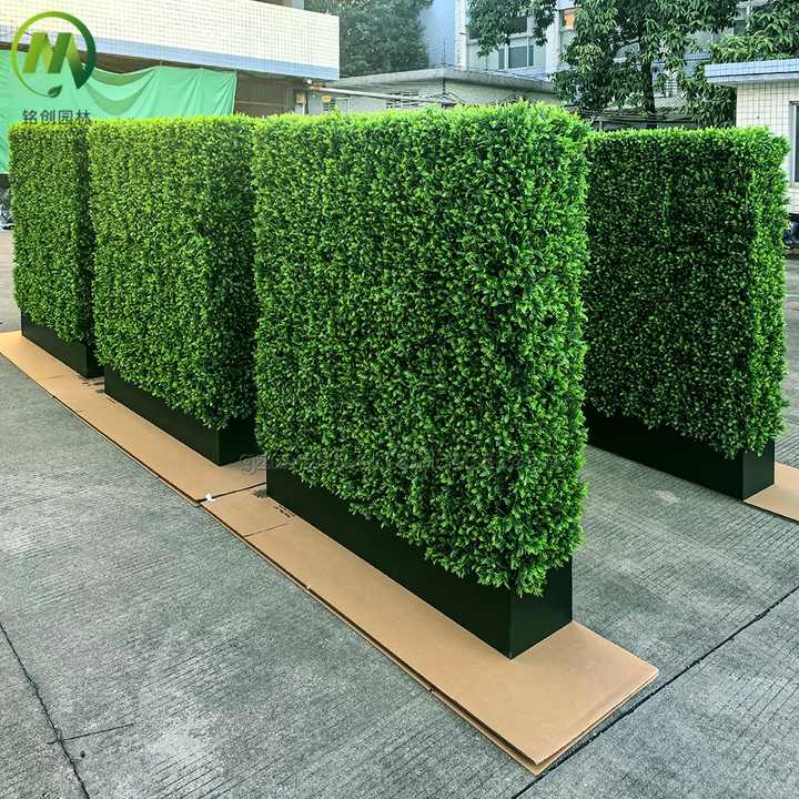 Plastic Vertical Wall Garden Panel Artificial Plant Wall Grass Wall ...