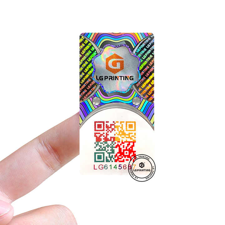 Anti Counterfeit Hologram QR Code Sticker - Secure & Customizable