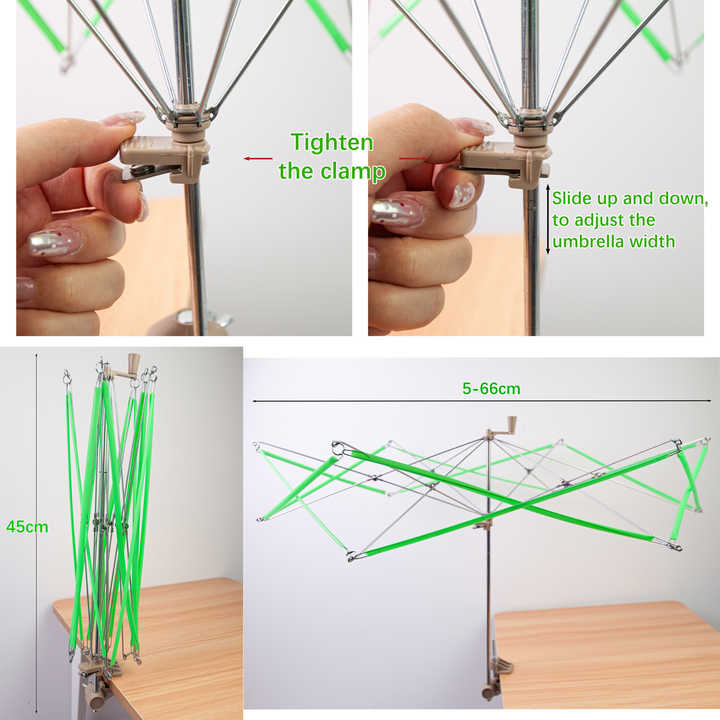 Yarn Winding Machine Yarn Winder Supporting Umbrella Swift Frame Wire ...