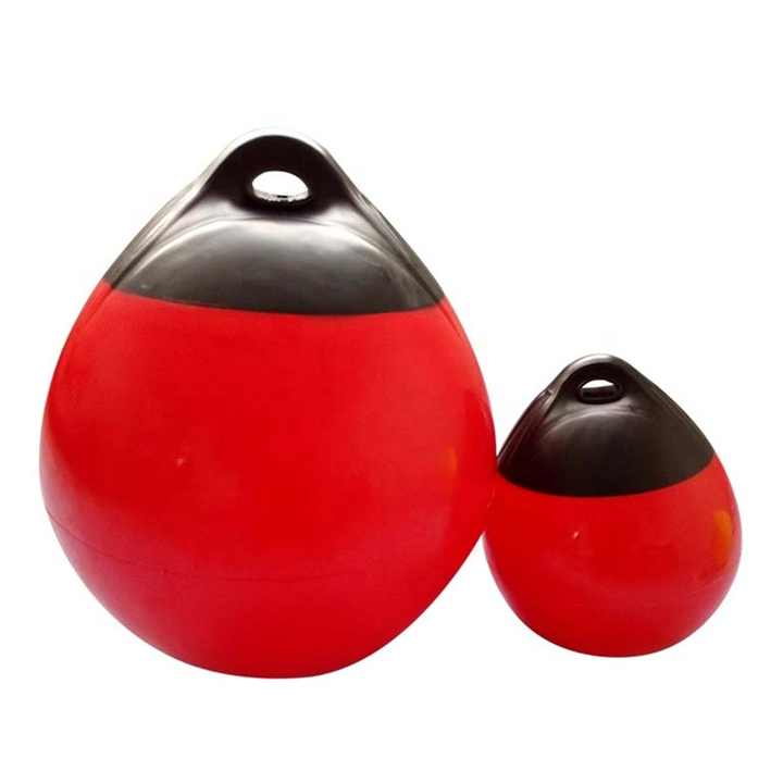 Red Color Marine Plastic Floating Buoy - Navigation Aid