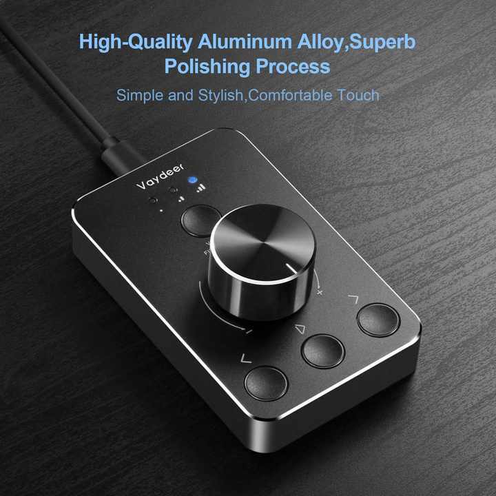 Desktop volume control knob store