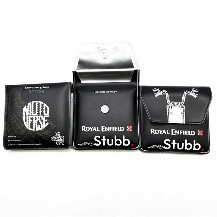 Custom Printed Logo Pocket Ashtray Bag Pouch Portable and Promotional ...
