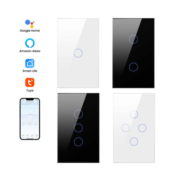 AVATTO Smart Wifi Wall Light Switch - Alexa & Google Home