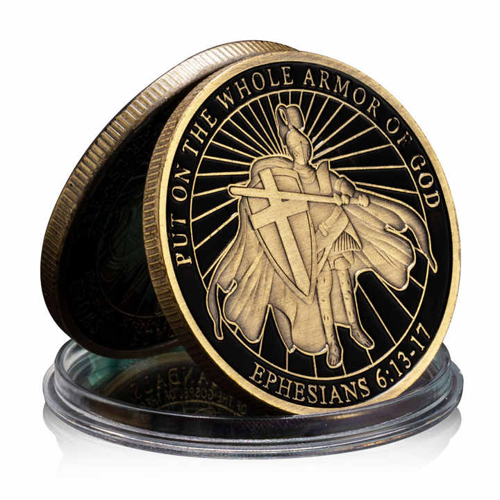 Put on the Whole Armor of God Souvenir Coin Ephesians Collectible Gift ...
