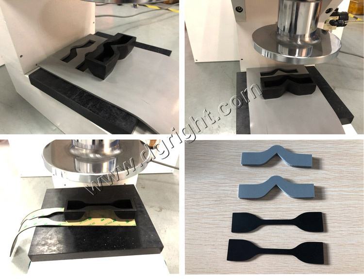 Plastic Dumbbell Pneumatic Sample Cutter - Die Cutting Machine