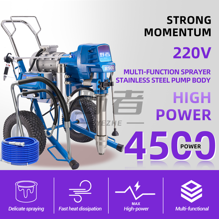 220V Professional DIY Industrial High Pressure 20MPA Airless Spray Gun ...