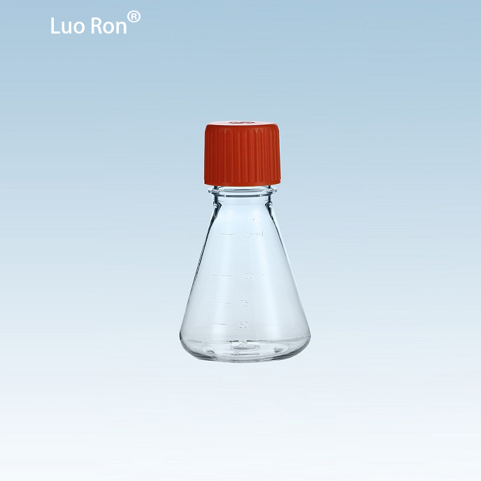Hot sale PP laboratory plastic conical 125ml conical flask plastic ...