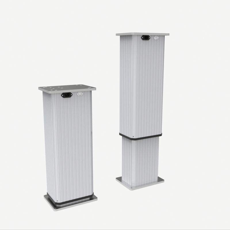 Movable Column for the Parking Lot Double Lifting Electric Aluminum ...