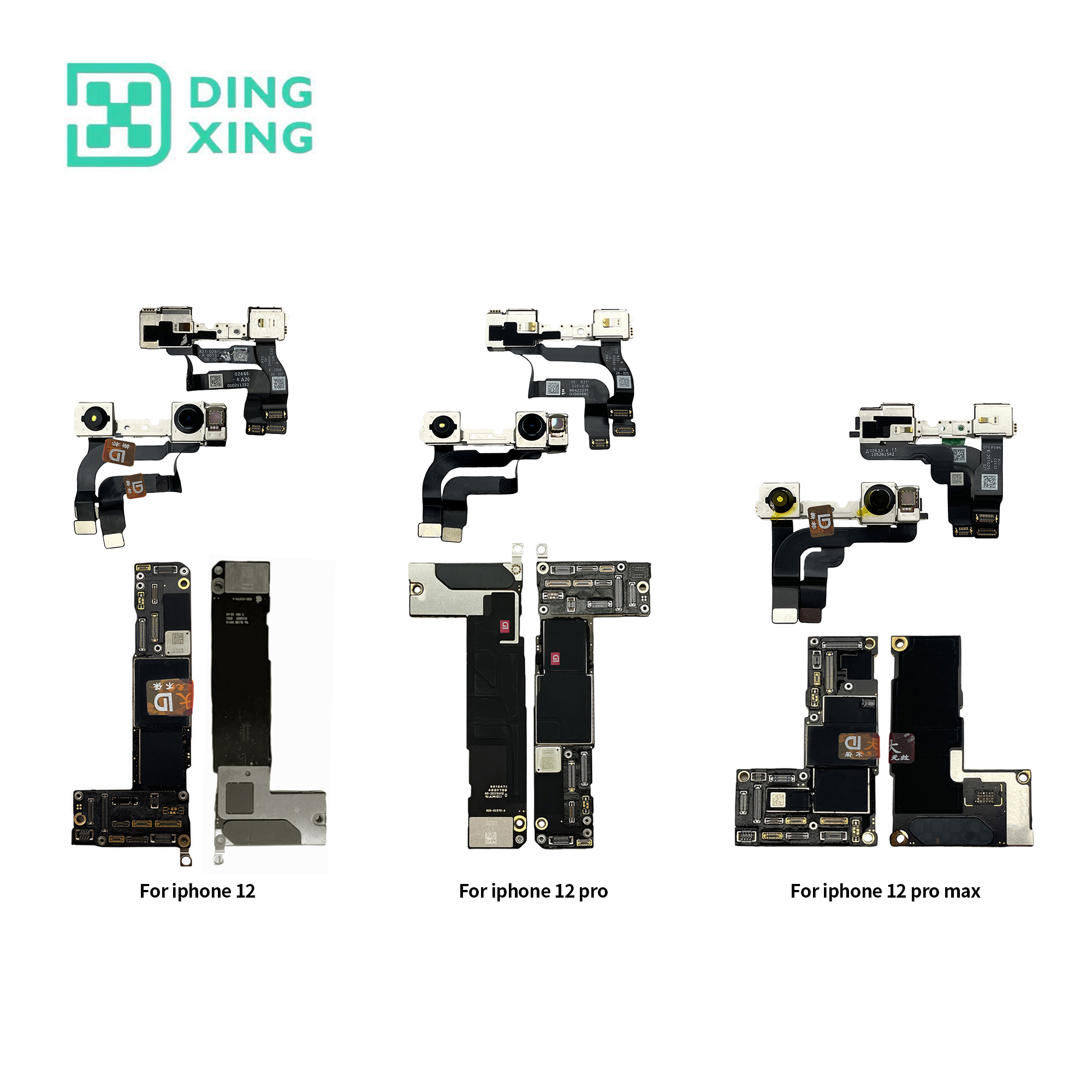iPhone 12 Motherboard - 100% Tested Unlocked with Face ID