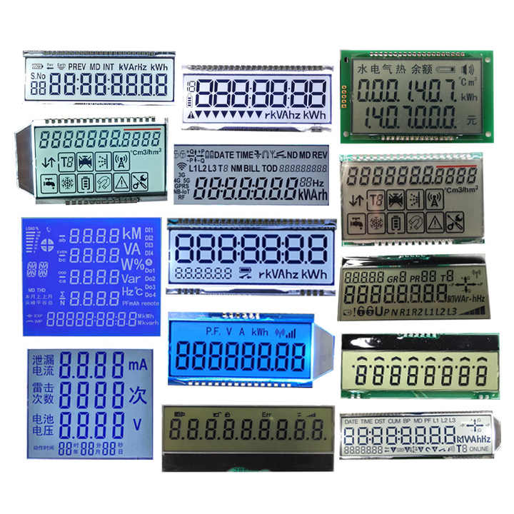 Custom Monochrome 7 Segment LCD Speedometer for Motorcycles HTN ...