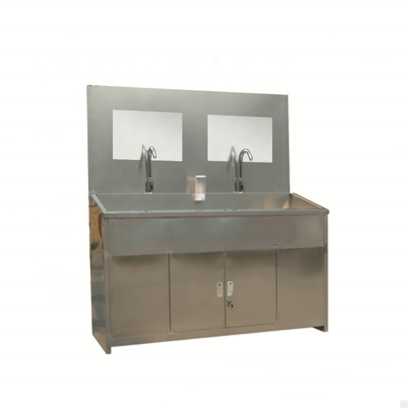 Compact Surgical Scrub Sink - Stainless Steel Triple Sink