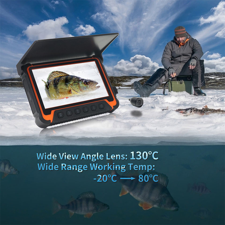 Bestwill Underwater Fish Finder Video Camera with 7" Display