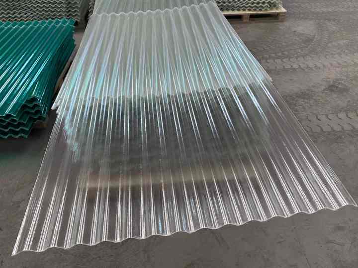 Miaok UV Protect Green House Fiberglass Reinforced Plastics Roof Tile ...