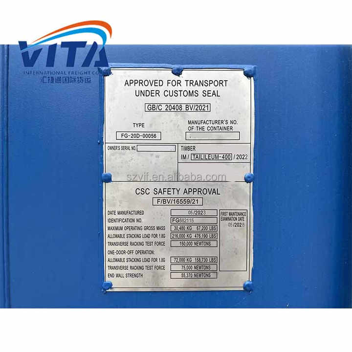 Cheap New 20FT Shipping Containers for Sale - ISO9001 Certified for Sea ...