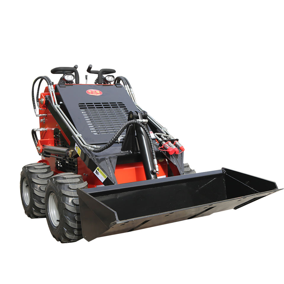 Mini Skid Steer Loaders Track Loader Compact Wheel Front End Diesel ...