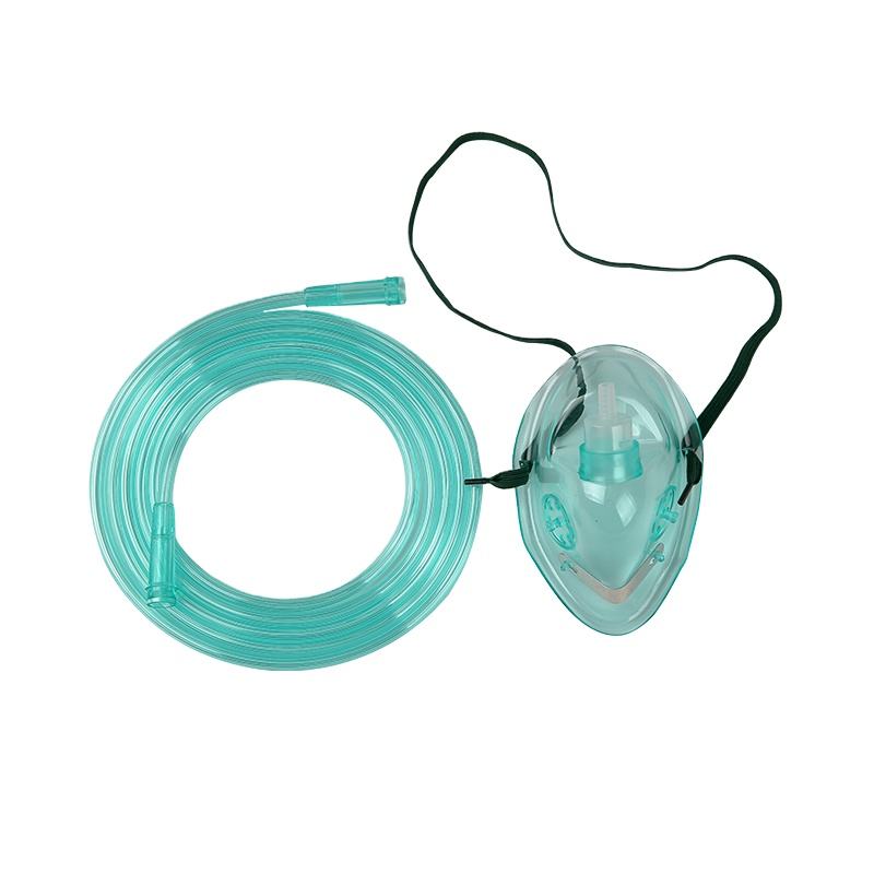Medical Cheap PVC Oxygen Mask Nasal Pressure Oxyen Mask with Tube ...