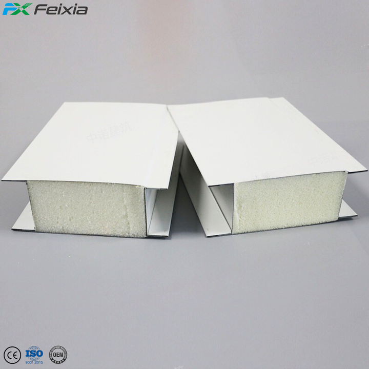 Modular Cleanroom Wall PU Rock Wool Sandwich Panels