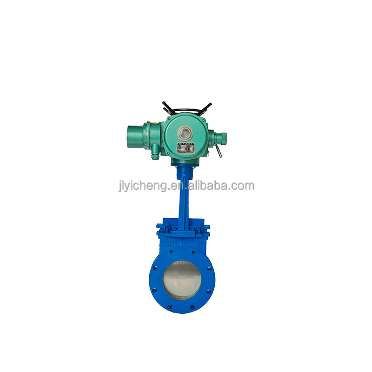 Electric Knife Gate Valve, Mud Slurry Slag Discharge Particle Carbon ...